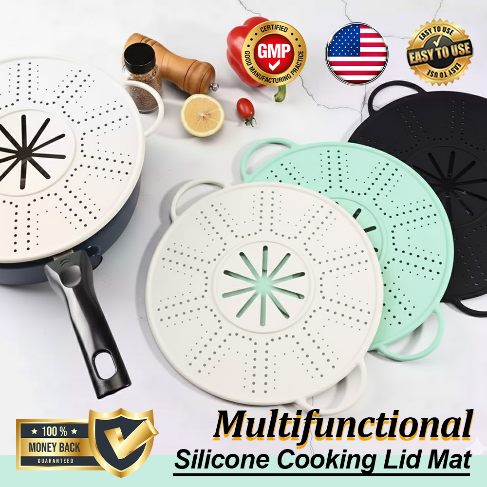ComfortCornerUs™ Multifunctional Silicone Cooking Lid Mat – Comfort ...