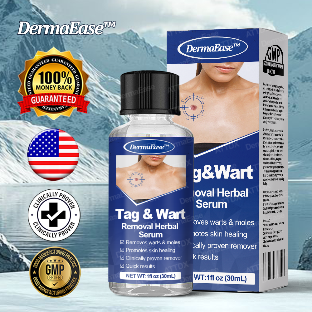DermaEase™ Tag Wart Removal Herbal Serum – Comfort Corner US